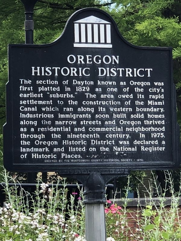 Oregon Historic District Historical Marker