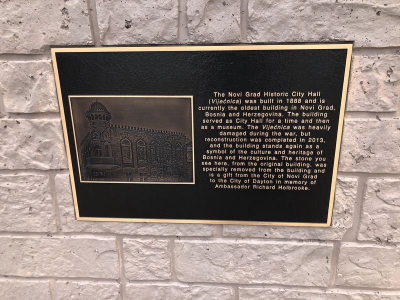Novi Grad Historic City Hall Historical Marker