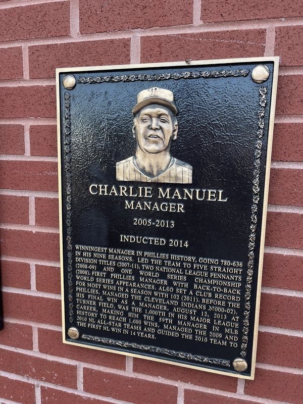 Charlie Manuel Historical Marker
