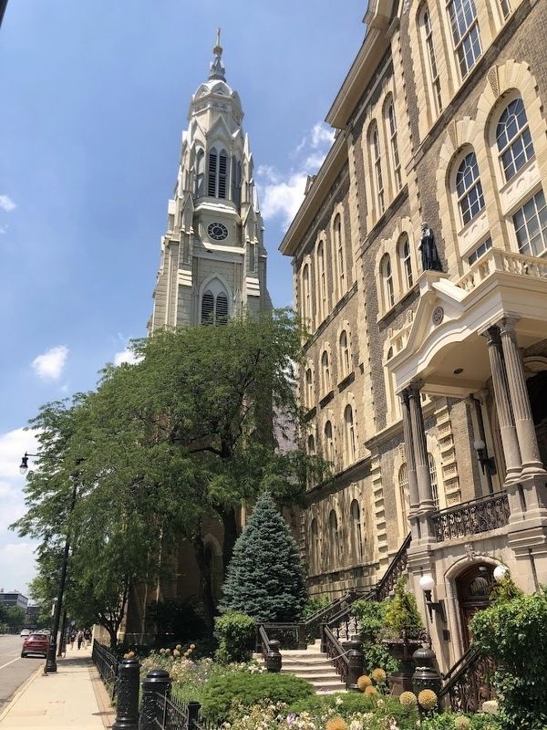 St. Ignatius College Prep Building Historical Marker