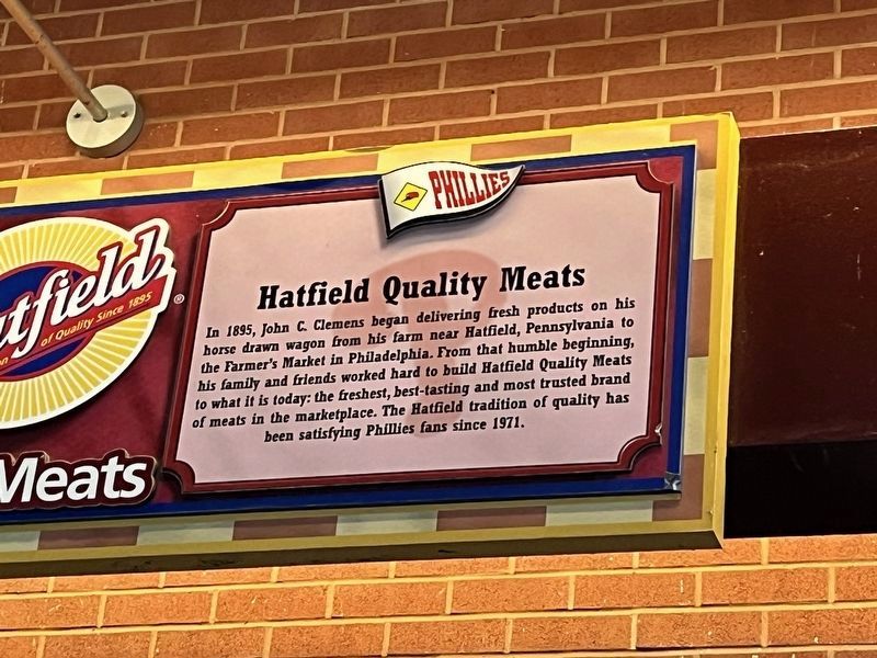 Hatfield Quality Meats Historical Marker