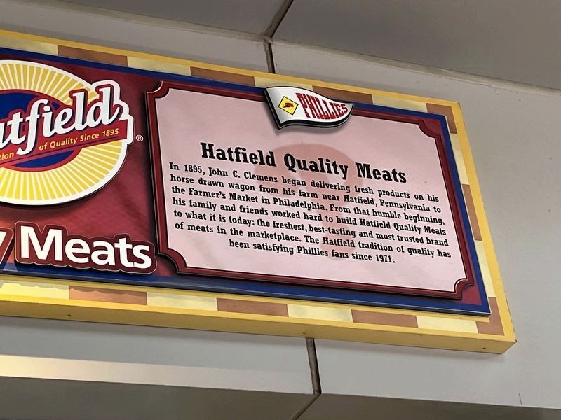 Hatfield Quality Meats Historical Marker