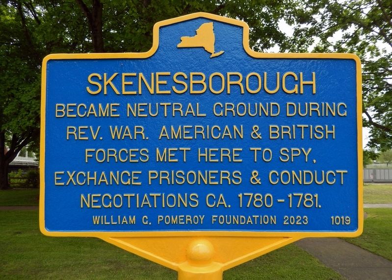 Skenesborough Historical Marker