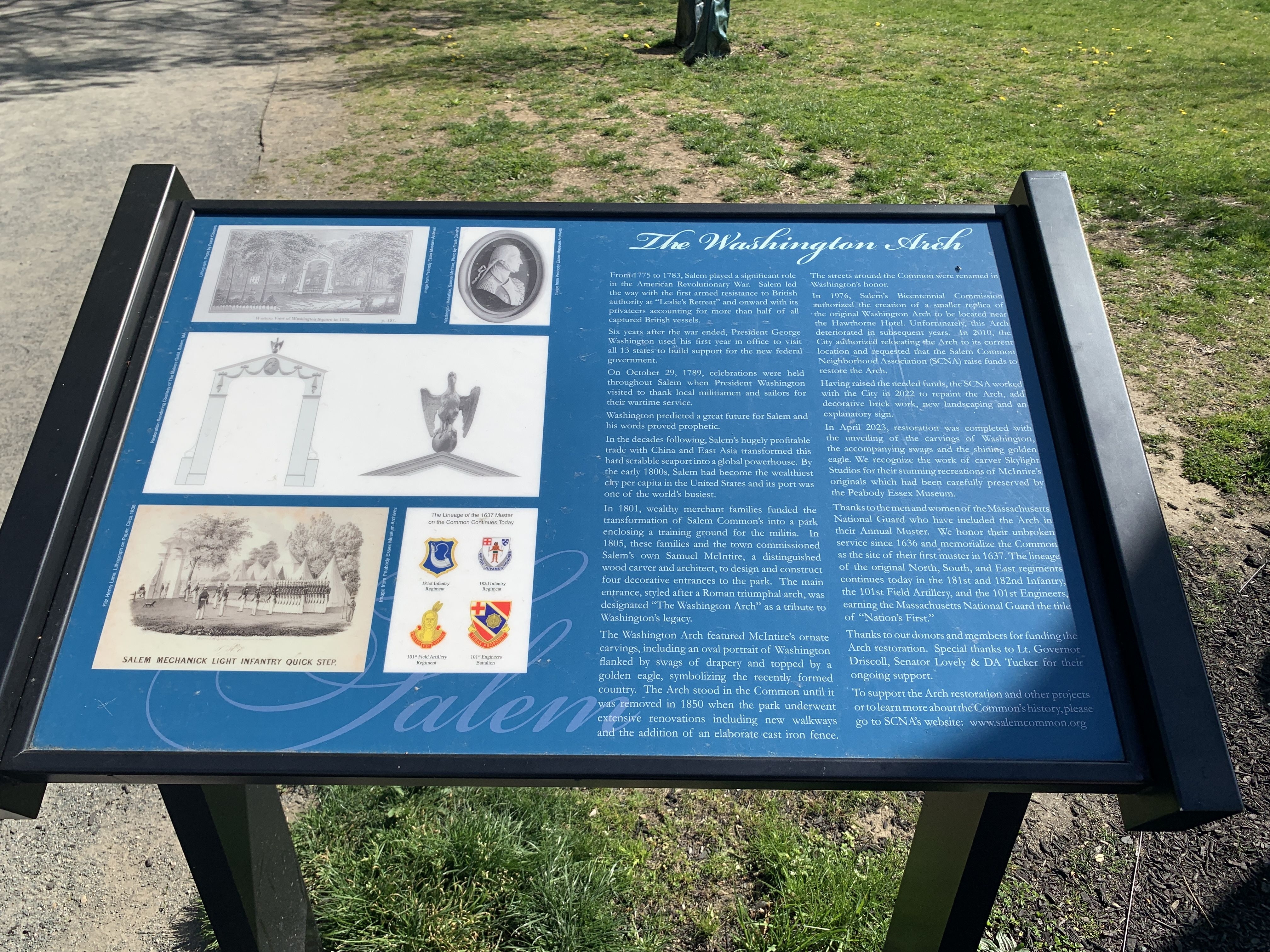 Photo: The Washington Arch Marker
