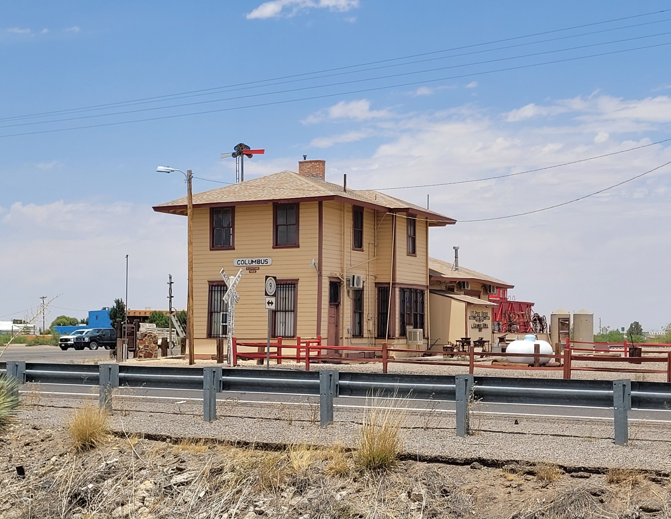 Photo: The Columbus Train Depot from across the street
