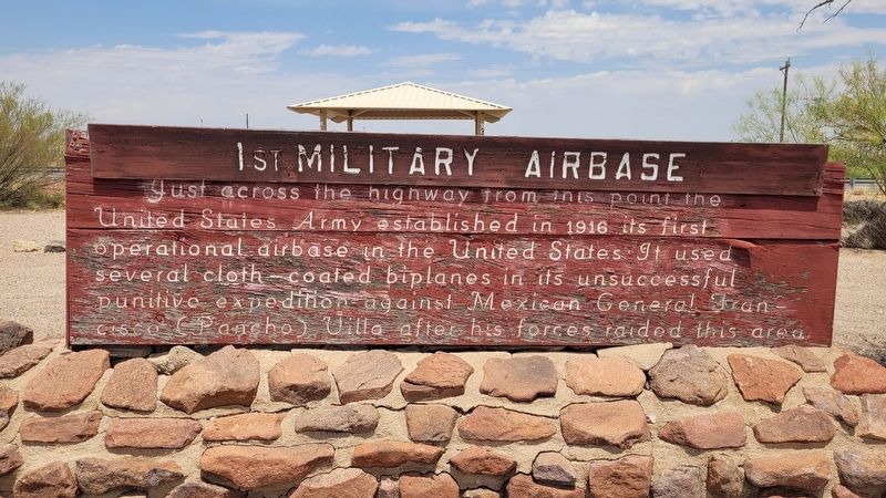 1st Military Airbase Historical Marker