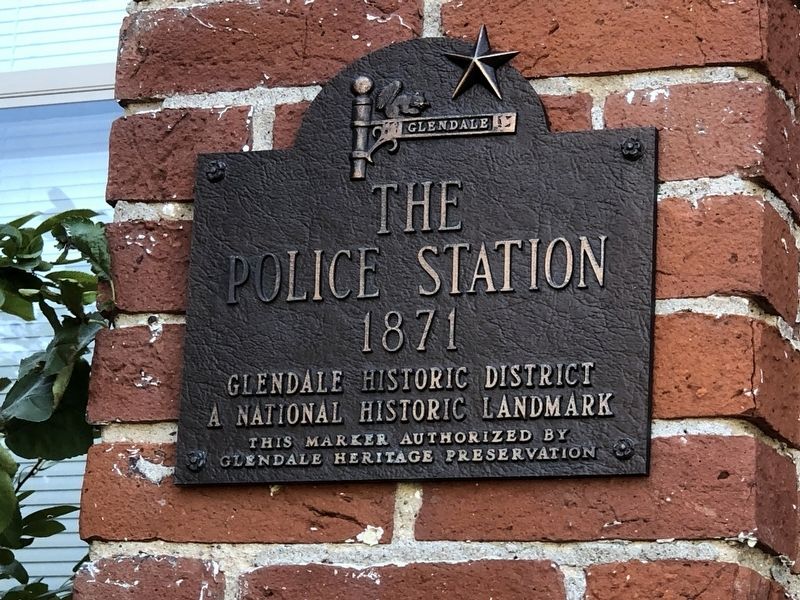 The Police Station Historical Marker