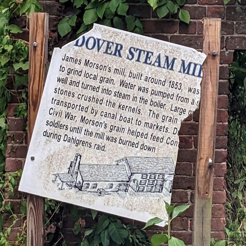 "Dover Steam Mill" Historical Marker
