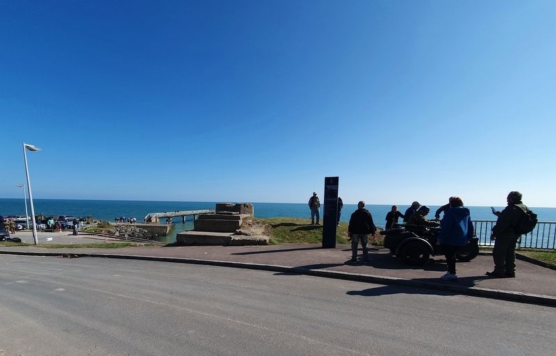 Vierville-sur-Mer: The Eleventh Port of the American Army Historical Marker