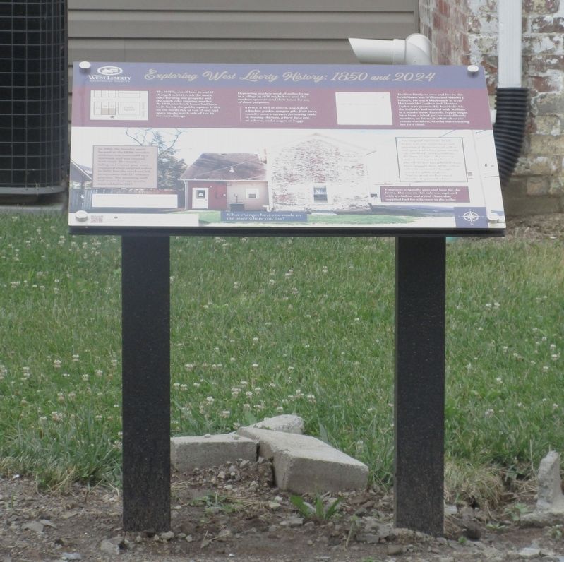 Exploring West Liberty History: 1850 and 2024 Historical Marker