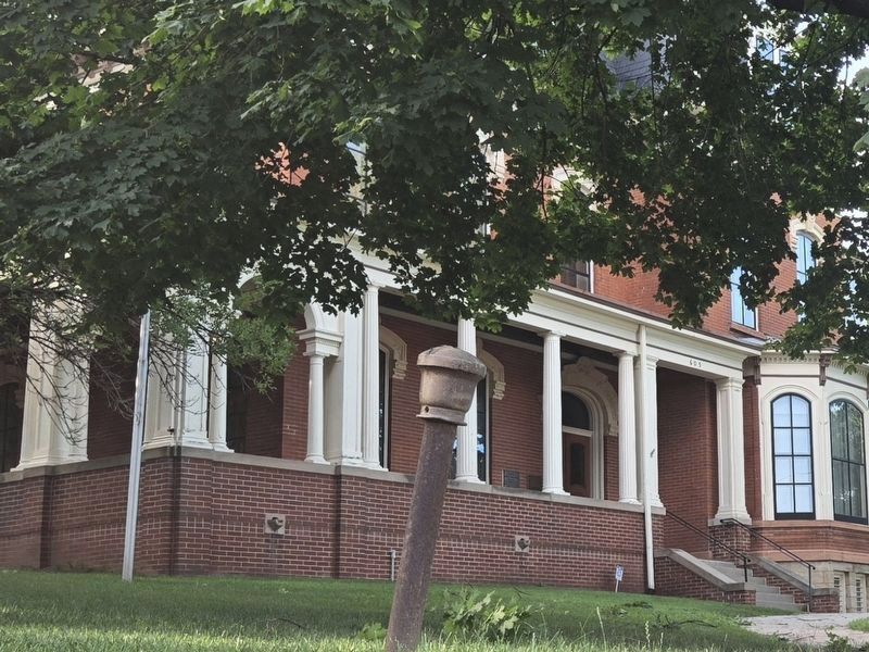 The Historic General Dodge House Historical Marker