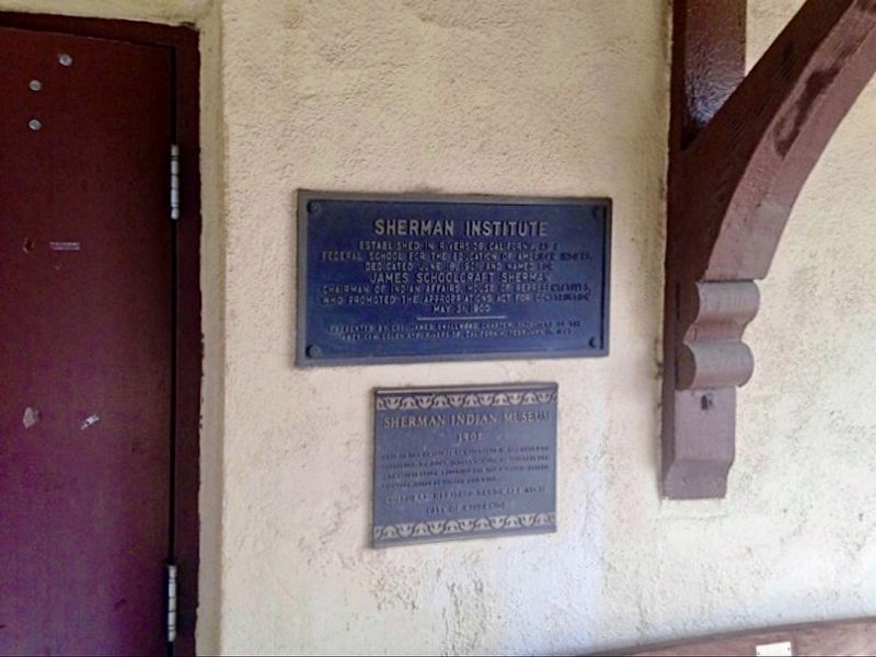 Sherman Institute Historical Marker