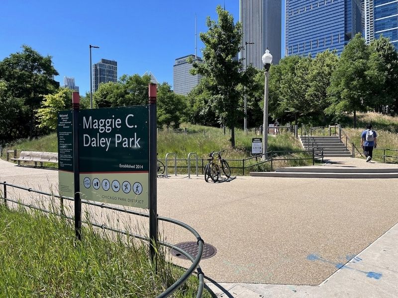 Maggie C. Daley Park Historical Marker