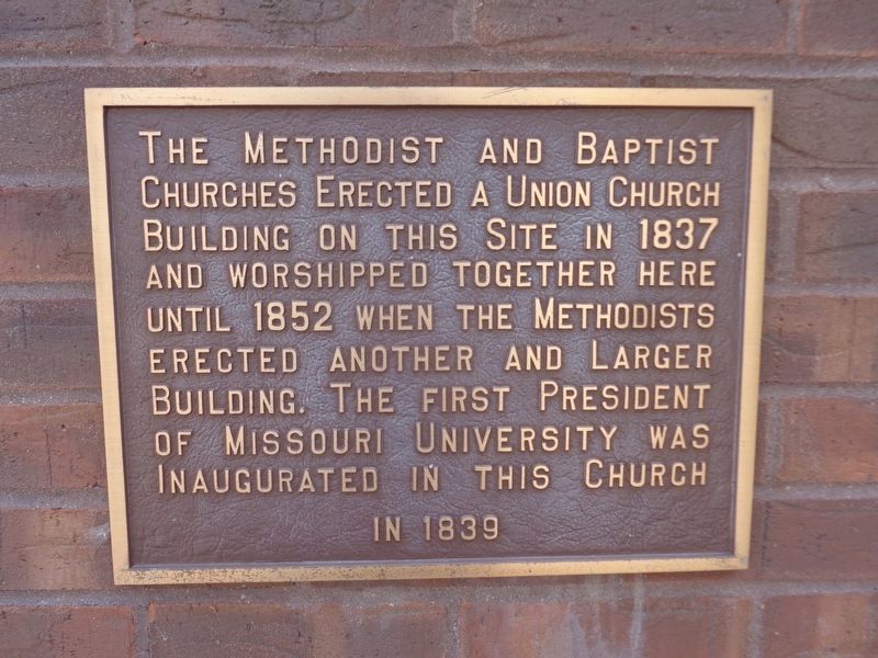 Union Church Building Historical Marker