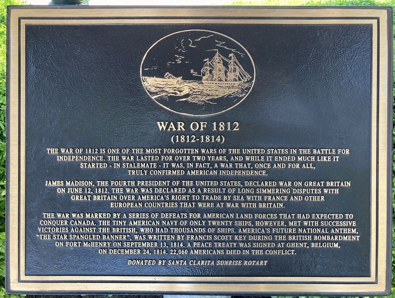 War of 1812 Historical Marker