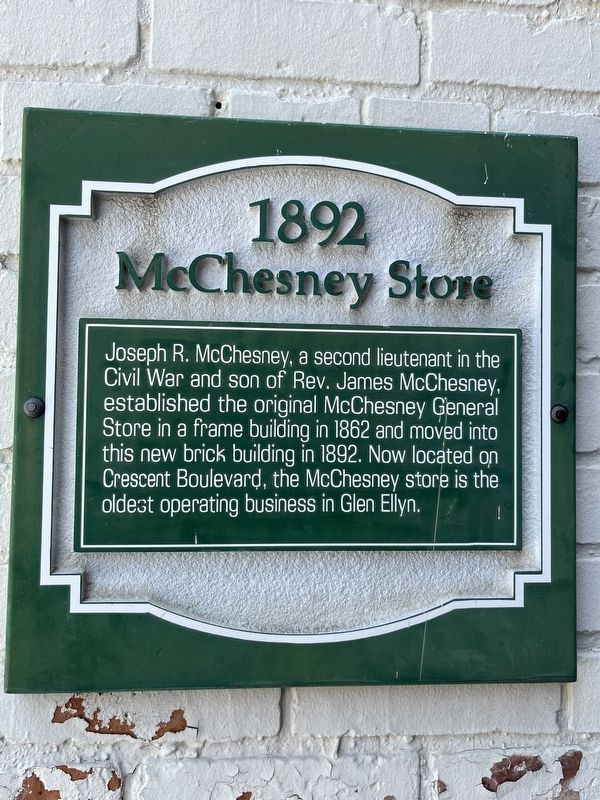 McChesney Store Historical Marker