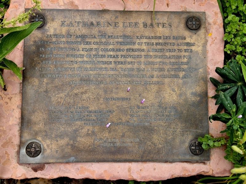 Katherine Lee Bates Historical Marker