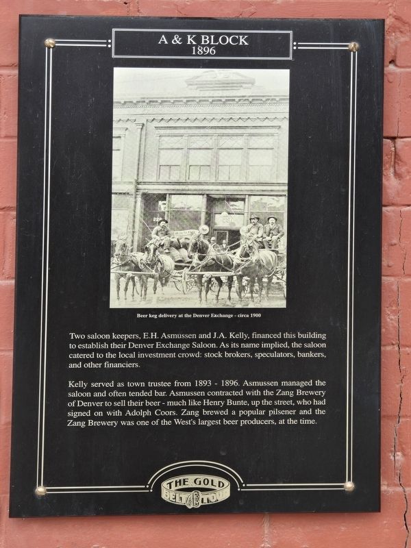 A&K Block Historical Marker