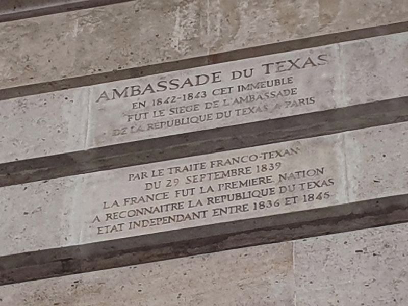 Embassy of Texas Historical Marker