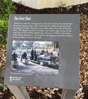 The First Shot Historical Marker