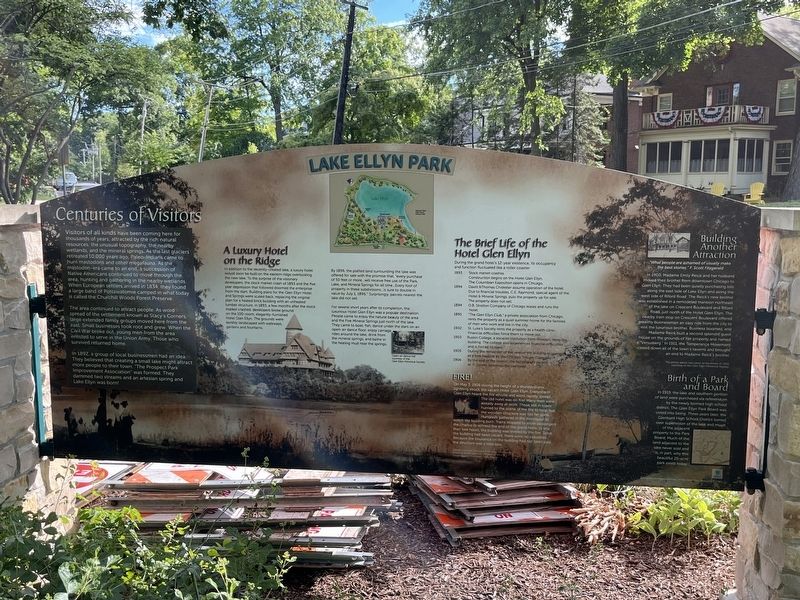Lake Ellyn Park Historical Marker