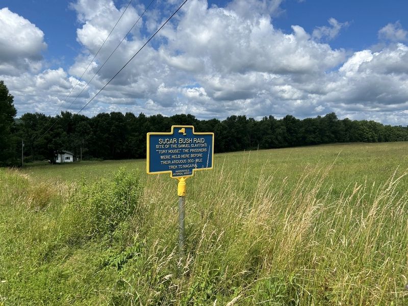 Sugar Bush Raid Historical Marker