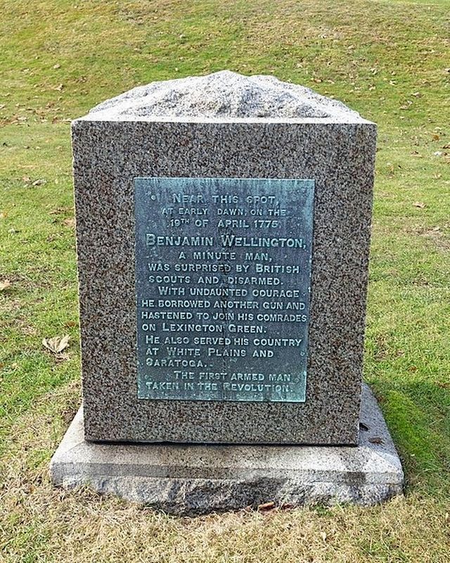 Benjamin Wellington Historical Marker