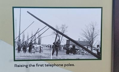 The First Telephone in Lewiston Historical Marker