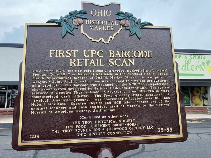 First UPC Barcode Retail Scan Historical Marker