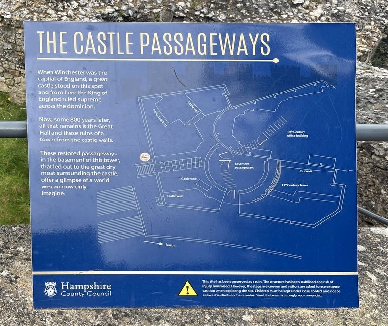 The Castle Passageways Historical Marker