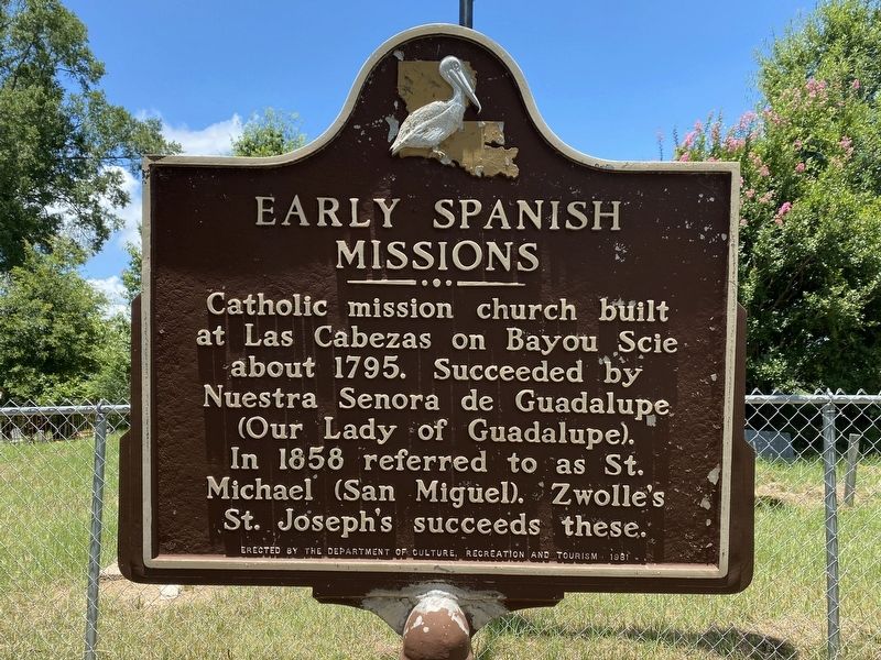 Early Spanish Missions Historical Marker