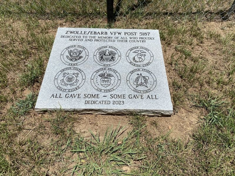 Zwolle VFW Memorial, a War Memorial