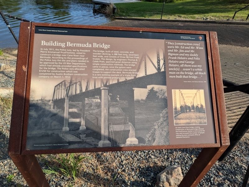 Building Bermuda Bridge Historical Marker