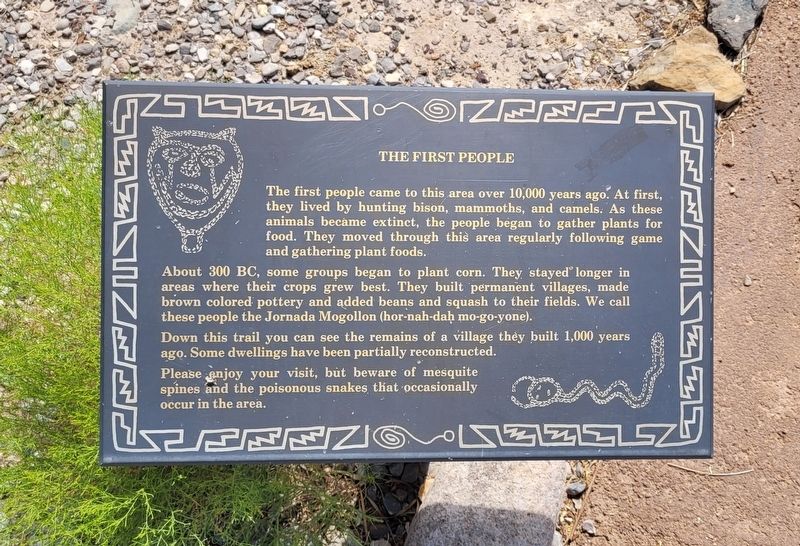The First People Historical Marker