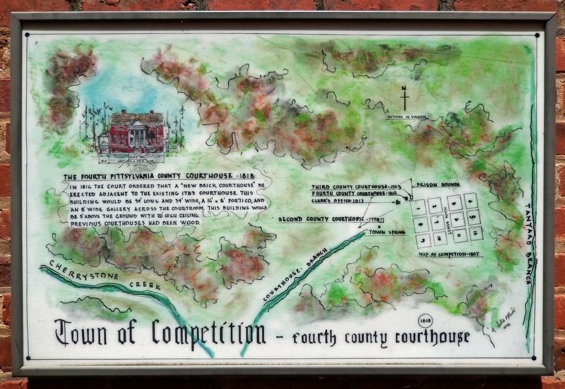 Fourth County Courthouse Historical Marker
