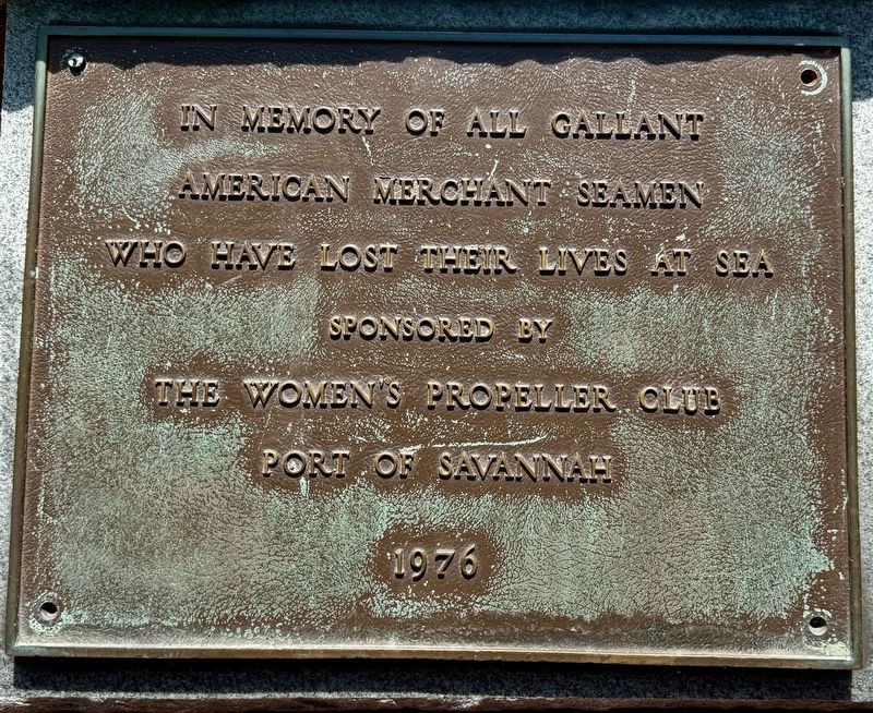 American Merchant Seamen Memorial, a War Memorial