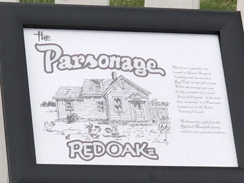 The Parsonage at Red Oak II Historical Marker