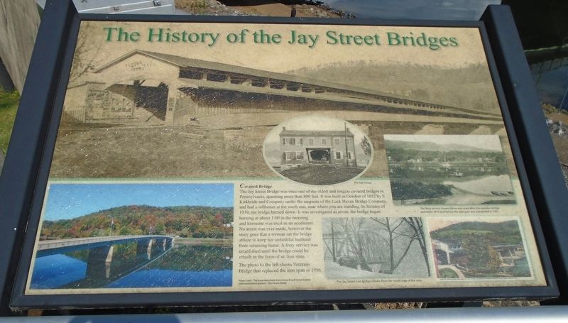 The History of the Jay Street Bridges Historical Marker