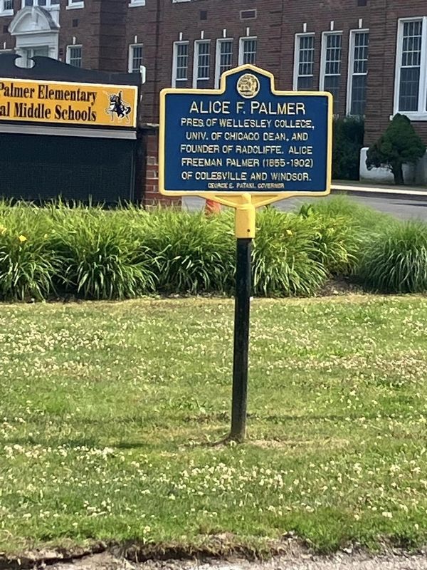 Alice F. Palmer Historical Marker