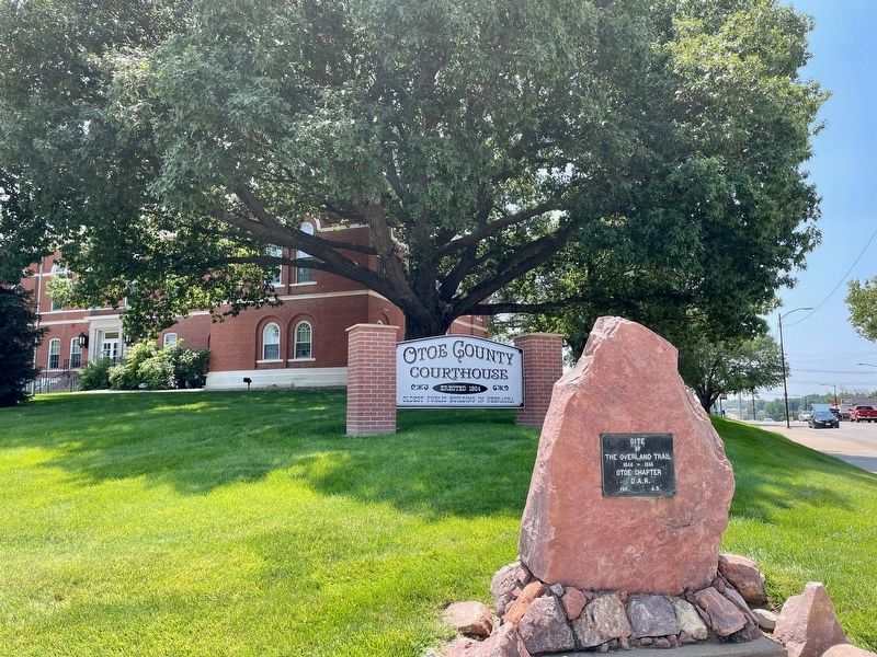 Site of the Overland Trail Historical Marker