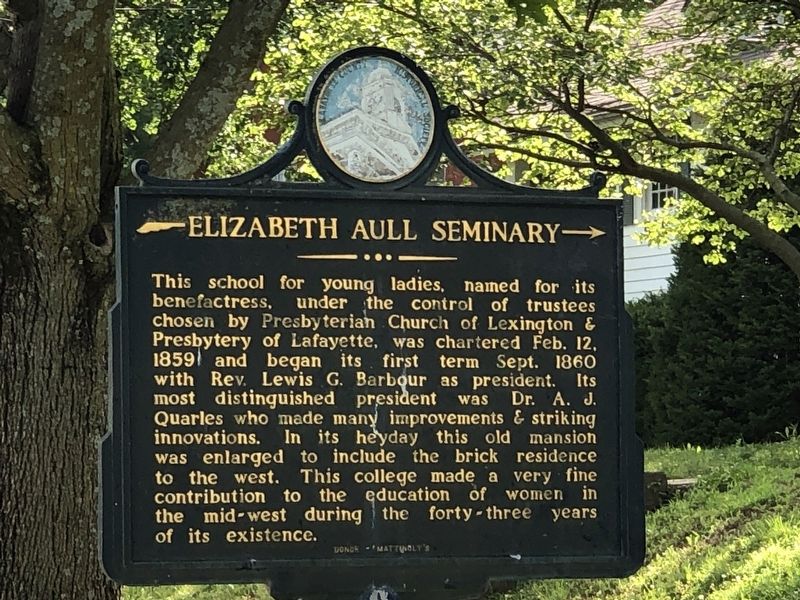 Elizabeth Aull Seminary Historical Marker