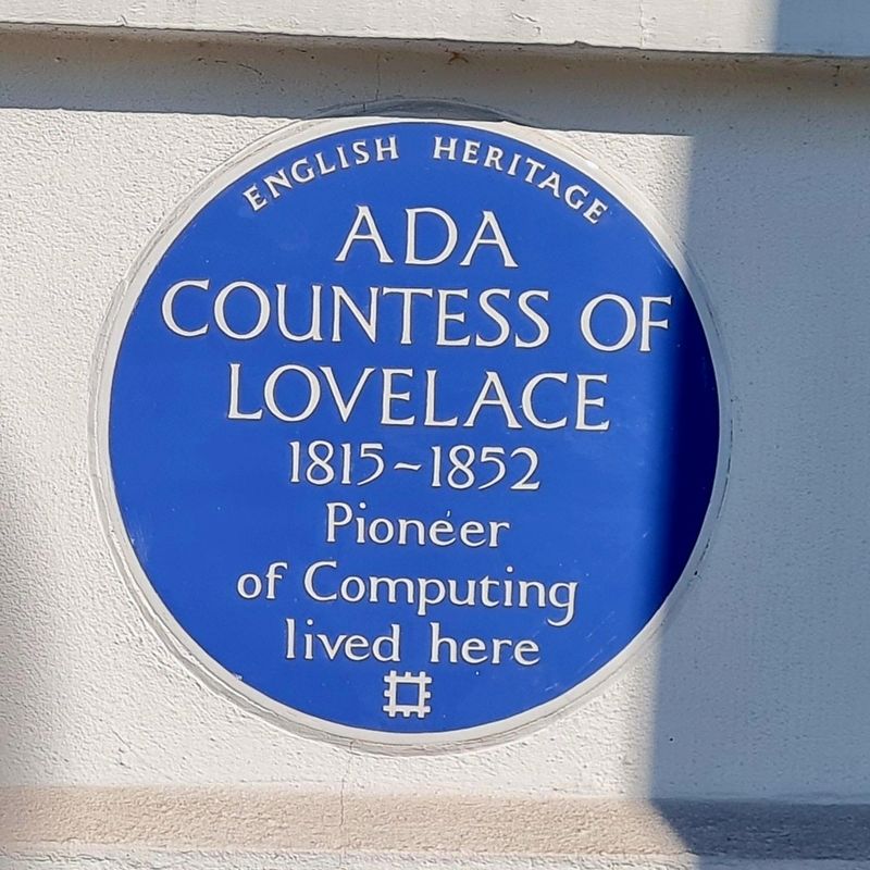 Ada Countess of Lovelace Historical Marker