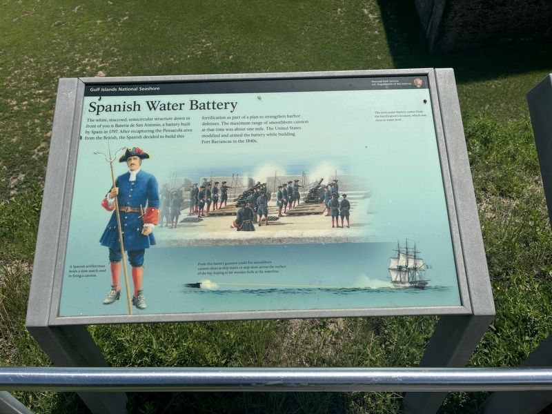 Spanish Water Battery Historical Marker