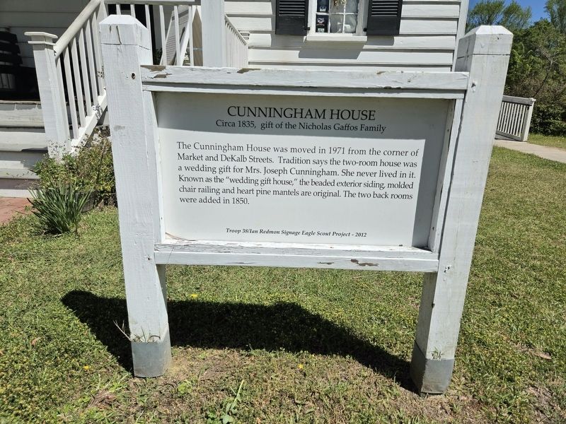 Cunningham House Historical Marker
