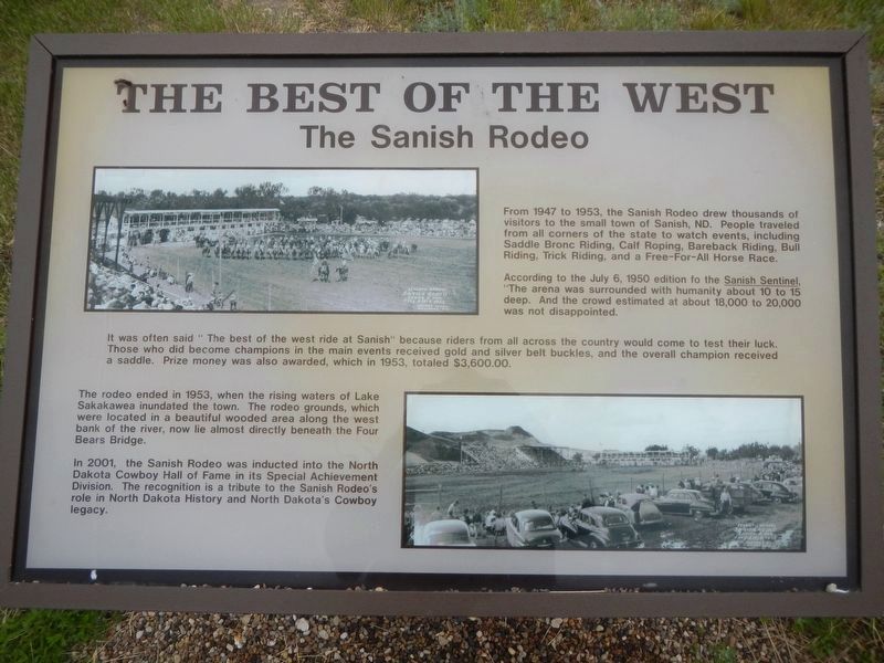 The Best of the West Historical Marker