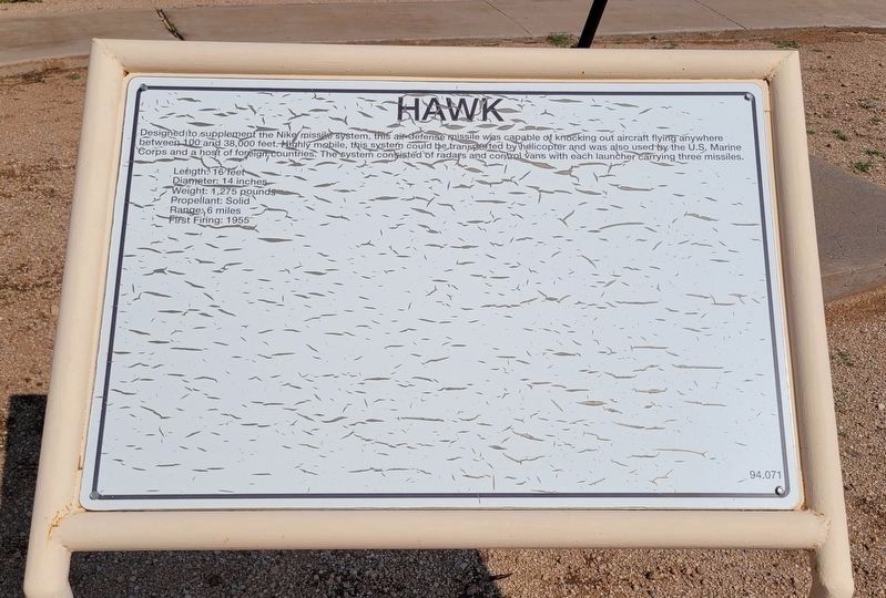 Hawk Historical Marker