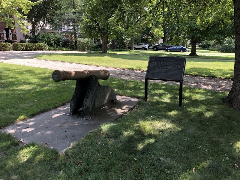 1776 Cannon Historical Marker