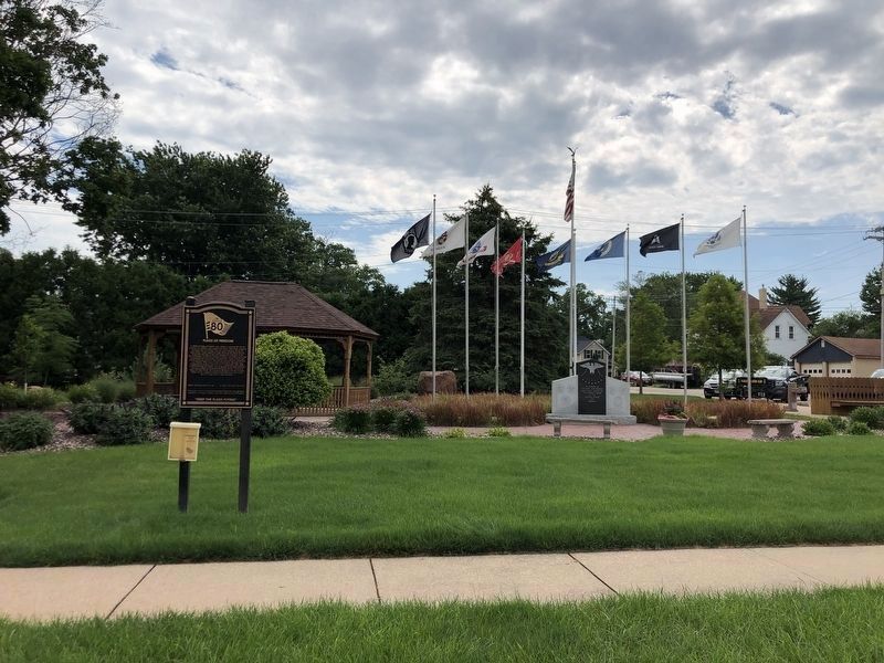 Flags of Freedom Historical Marker