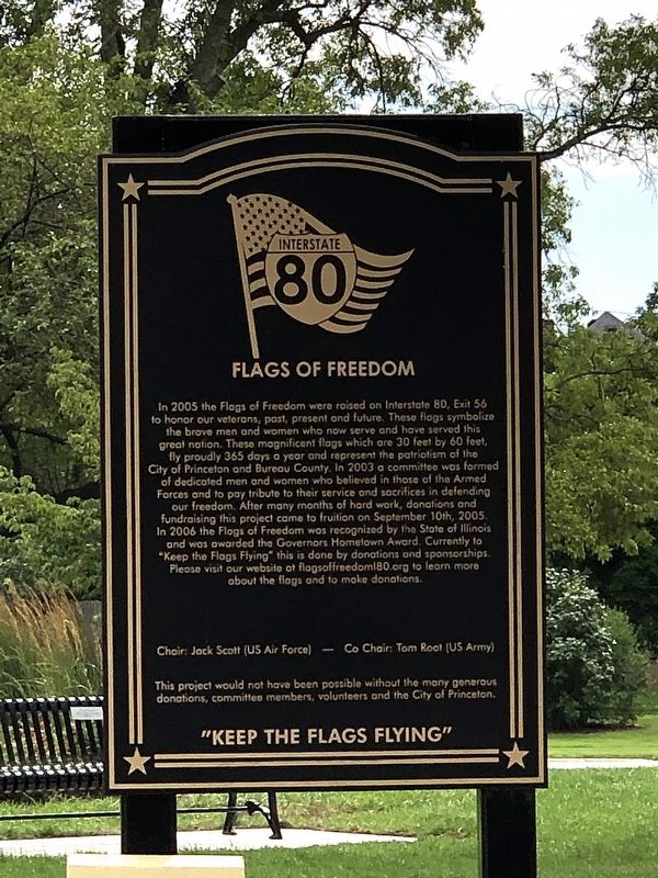 Flags of Freedom Historical Marker