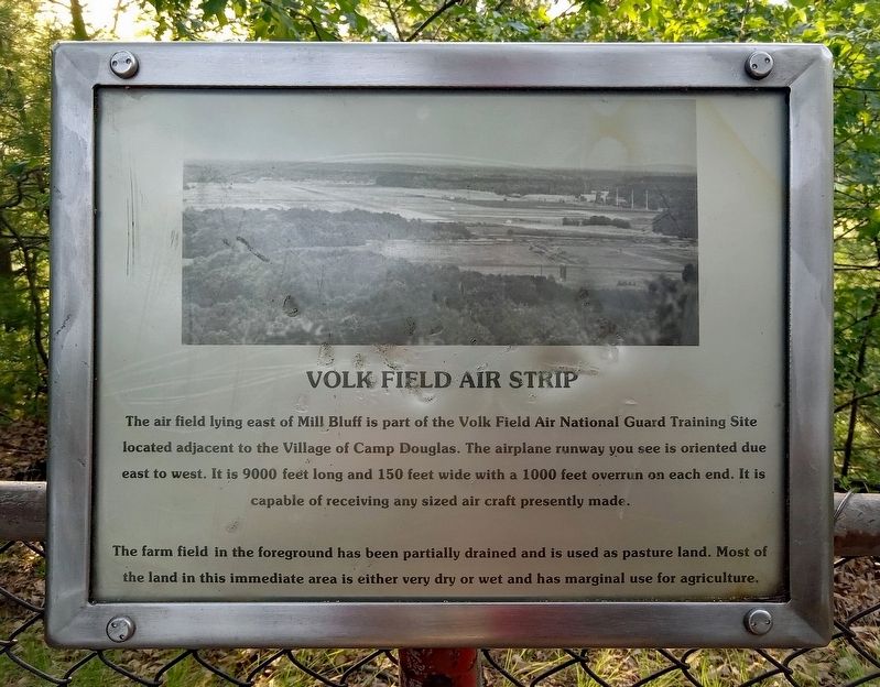 Volk Field Air Strip Historical Marker